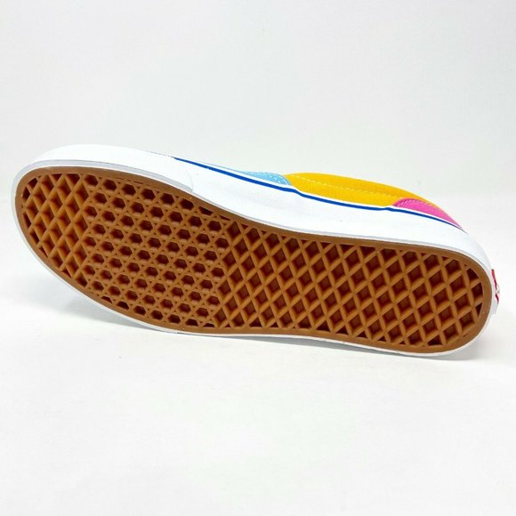 Vans | Shoes | Vans Era Canvas Multicolor Bright Orange Blue Womens ...